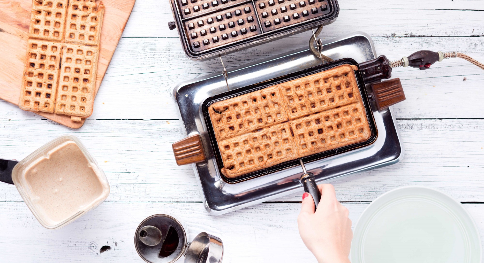 Banana Whole-Wheat Waffle Recipe