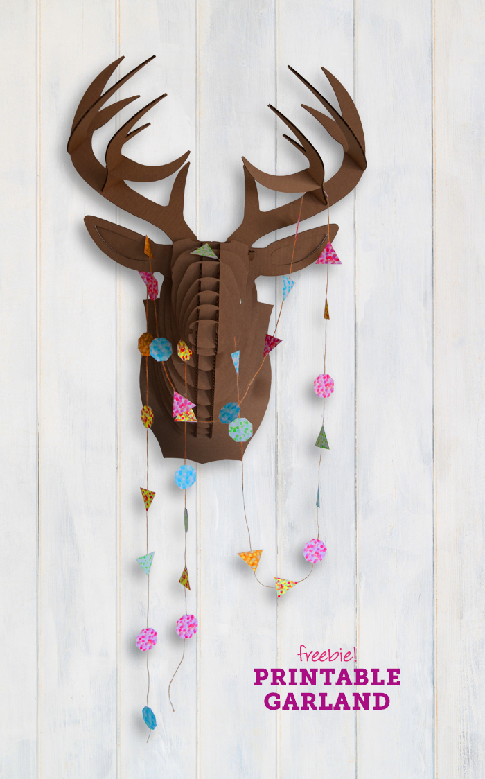 Printable Holiday Garland