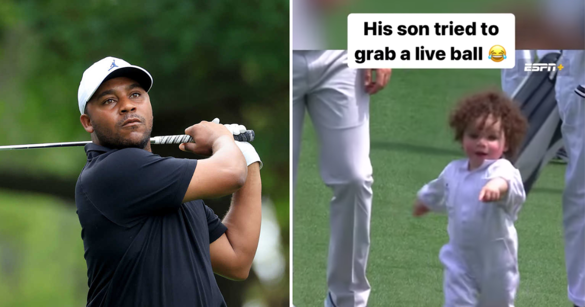 Pro Golfer Harold Varner III's Toddler Runs onto the Green During ...