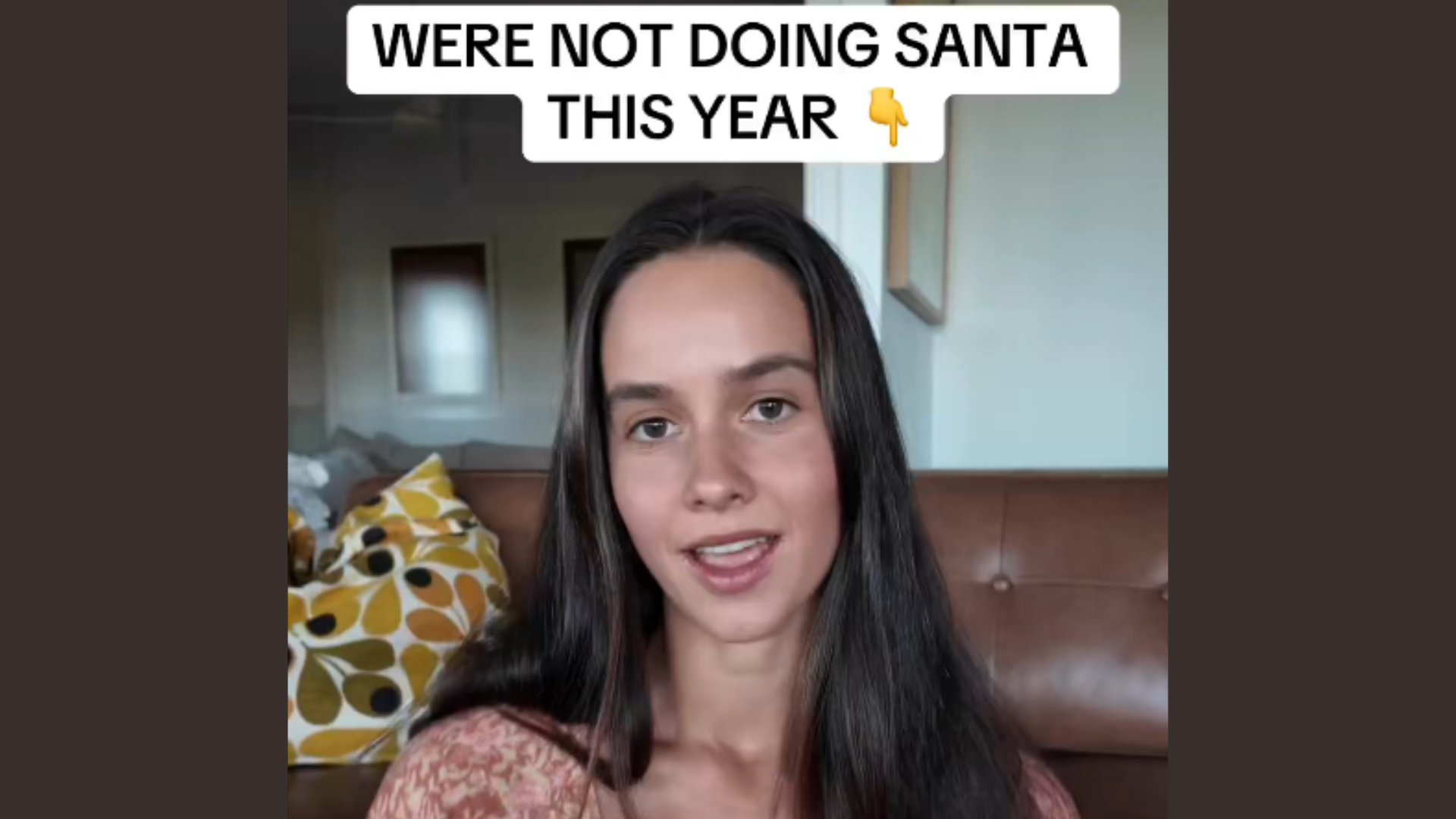 Influencer Doubles Down on 'Not Doing Santa' for Her Kids