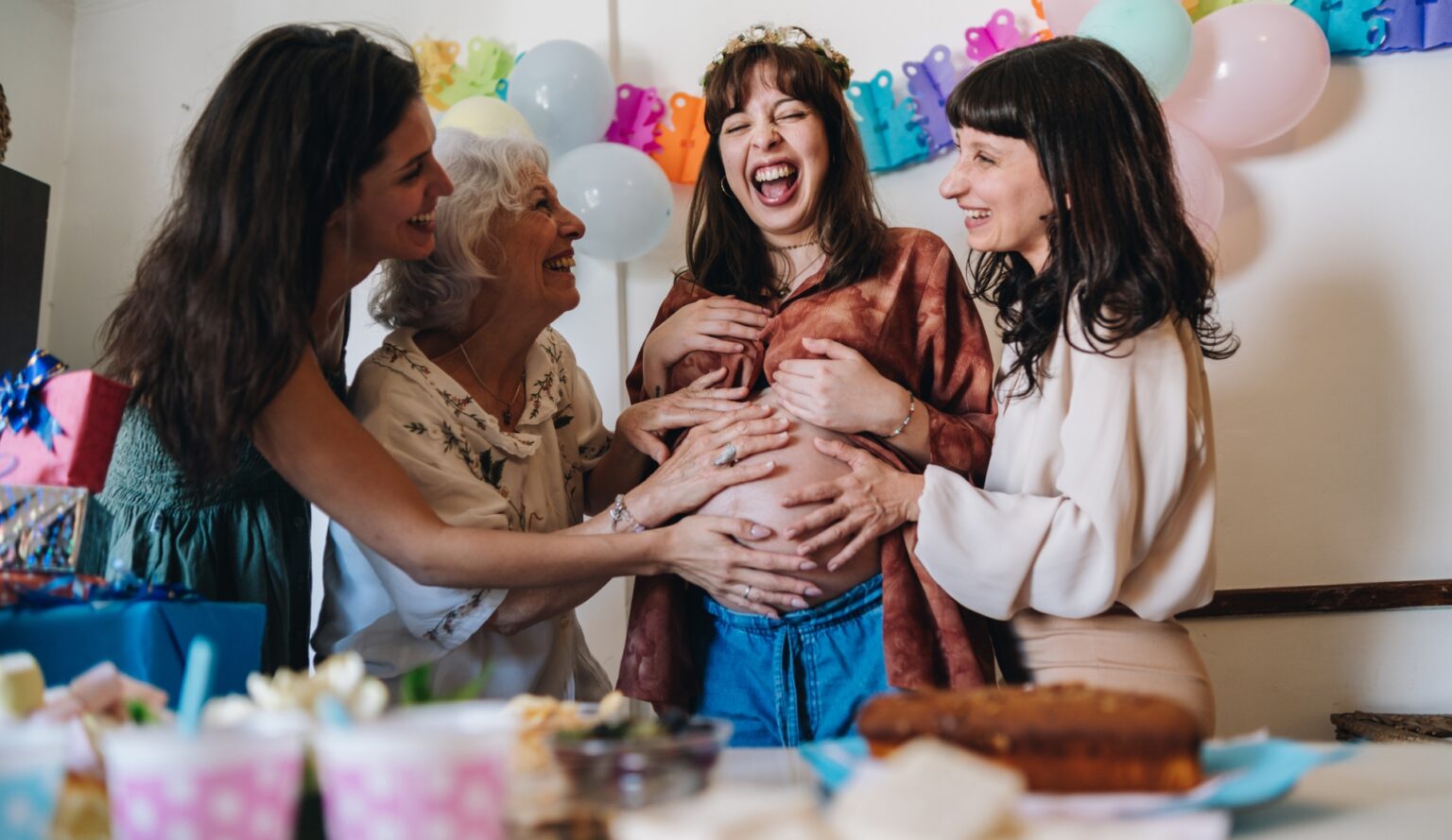 Love Island Baby Shower Helps Couple Welcome Baby to the Villa