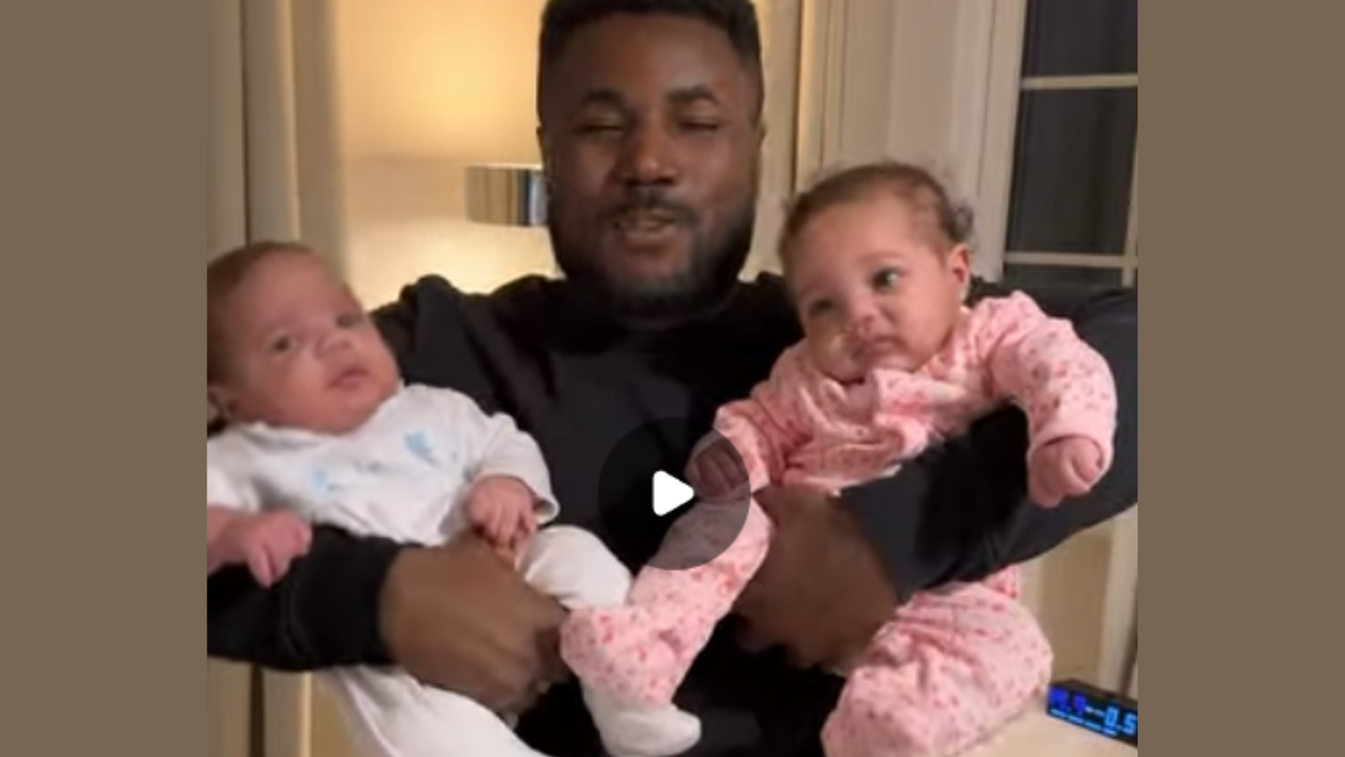 Blind Dad Shares How He Tells His Infant Twins Apart In Viral Video