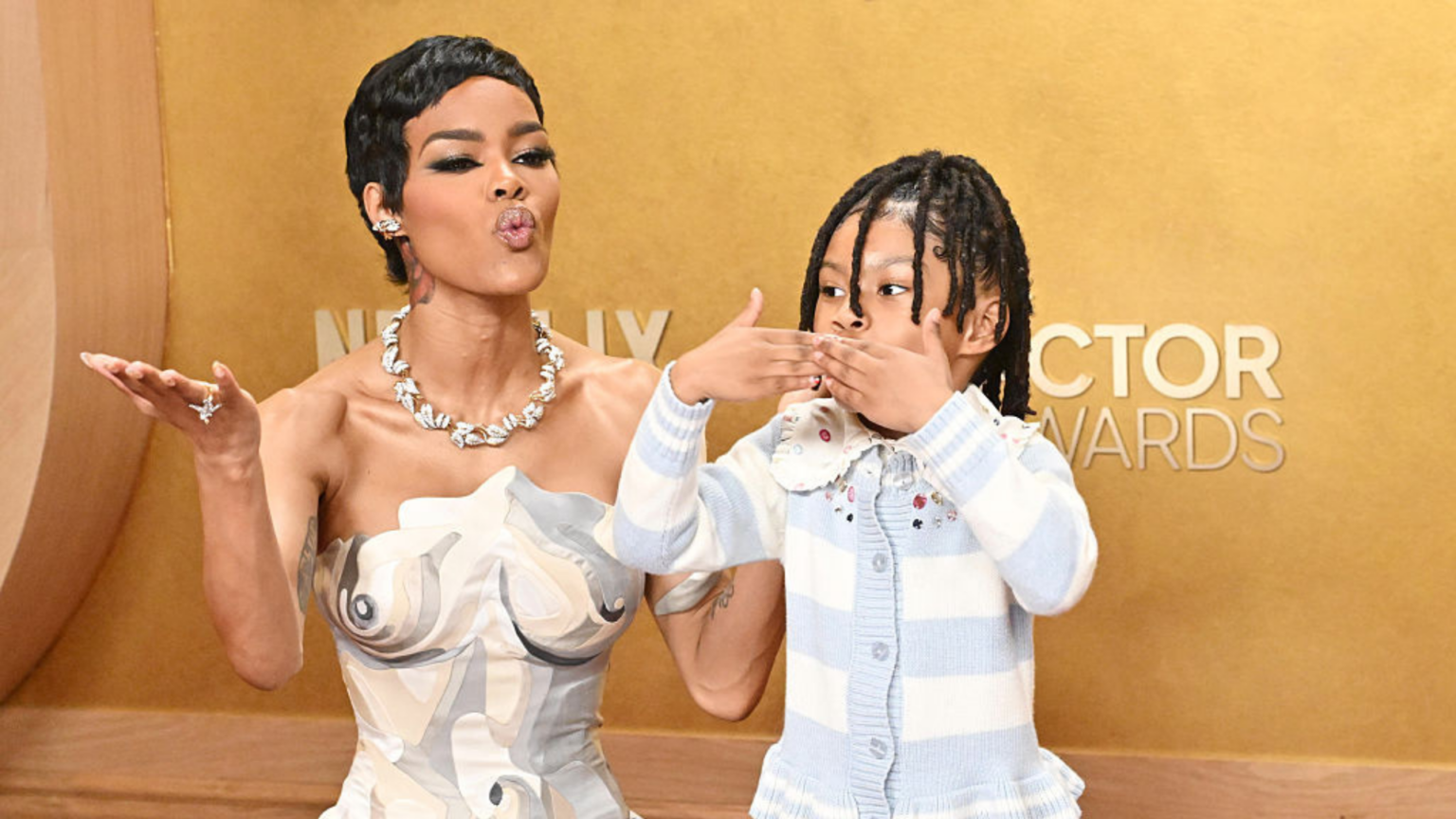 Teyana Taylor Lets Daughter Rue Rose Shine on Red Carpet