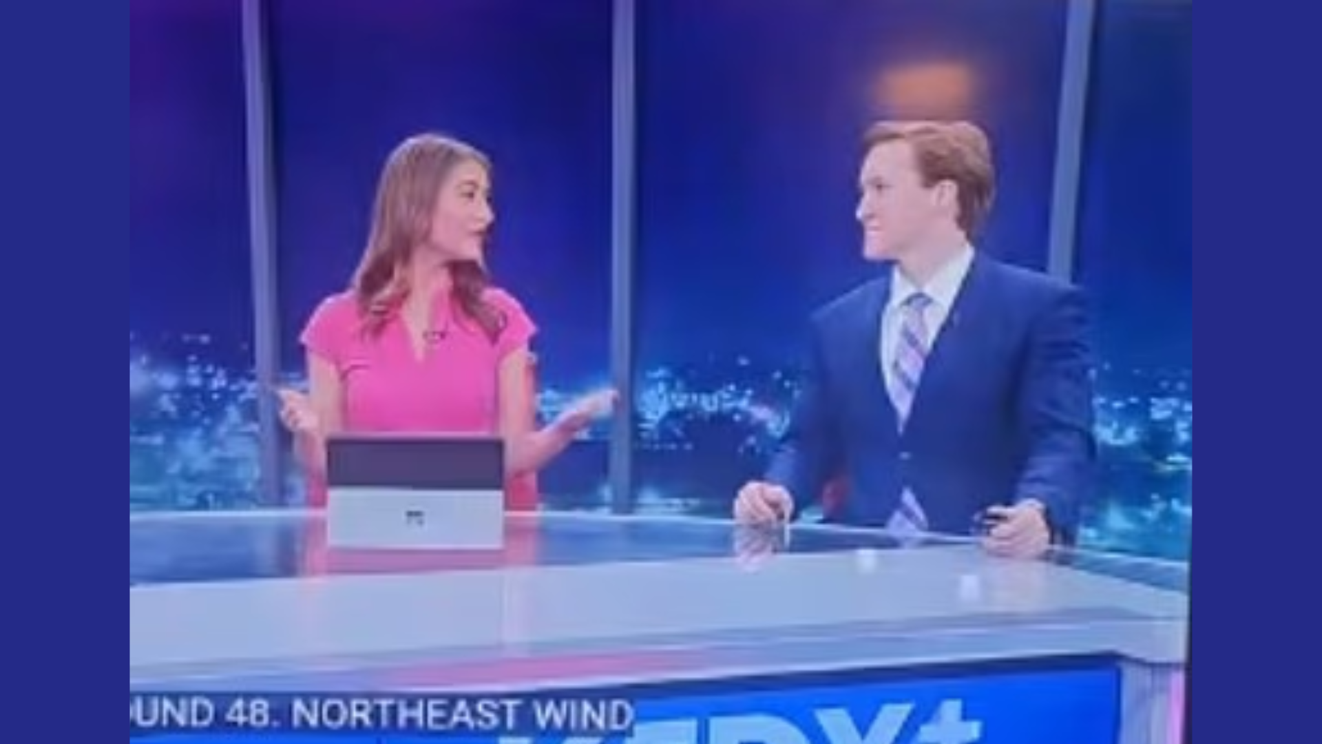 News Anchor & Weatherman Drama Goes Viral at Texoma Station